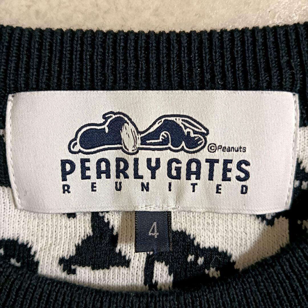 パーリーゲイツ PEARLYGATES メンズ 4 スヌーピー ニット セーター