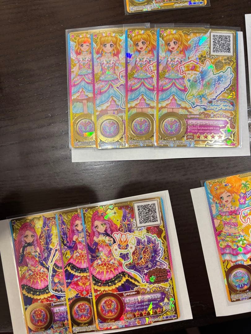 アイカツ カード 引退 大量 まとめ　アイカツ ハイピンクパレードコルセット