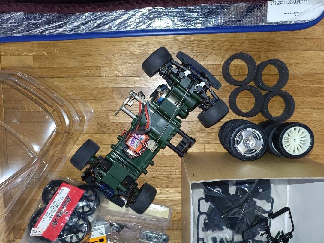 当時物！タミヤ TAMIYA 未塗装 S-MX ボディ M01シャーシセット