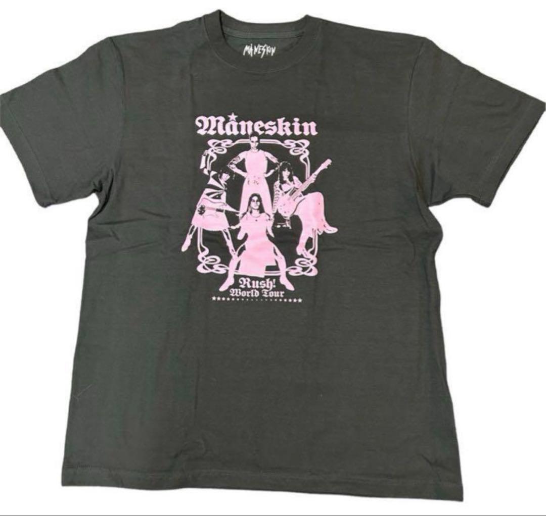 【新品】Måneskin rush! 公式ワールドツアーTシャツ XL
