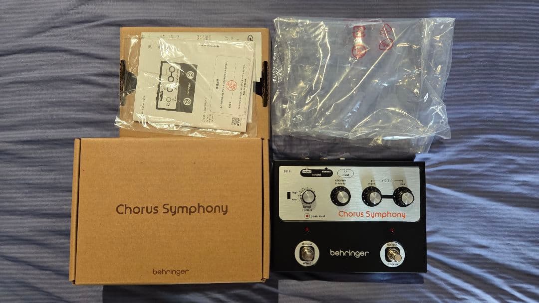 behringer Chorus Symphony ギターエフェクター