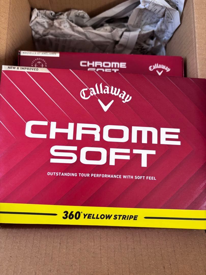 Callaway ゴルフボール CHROME SOFT 24 5箱