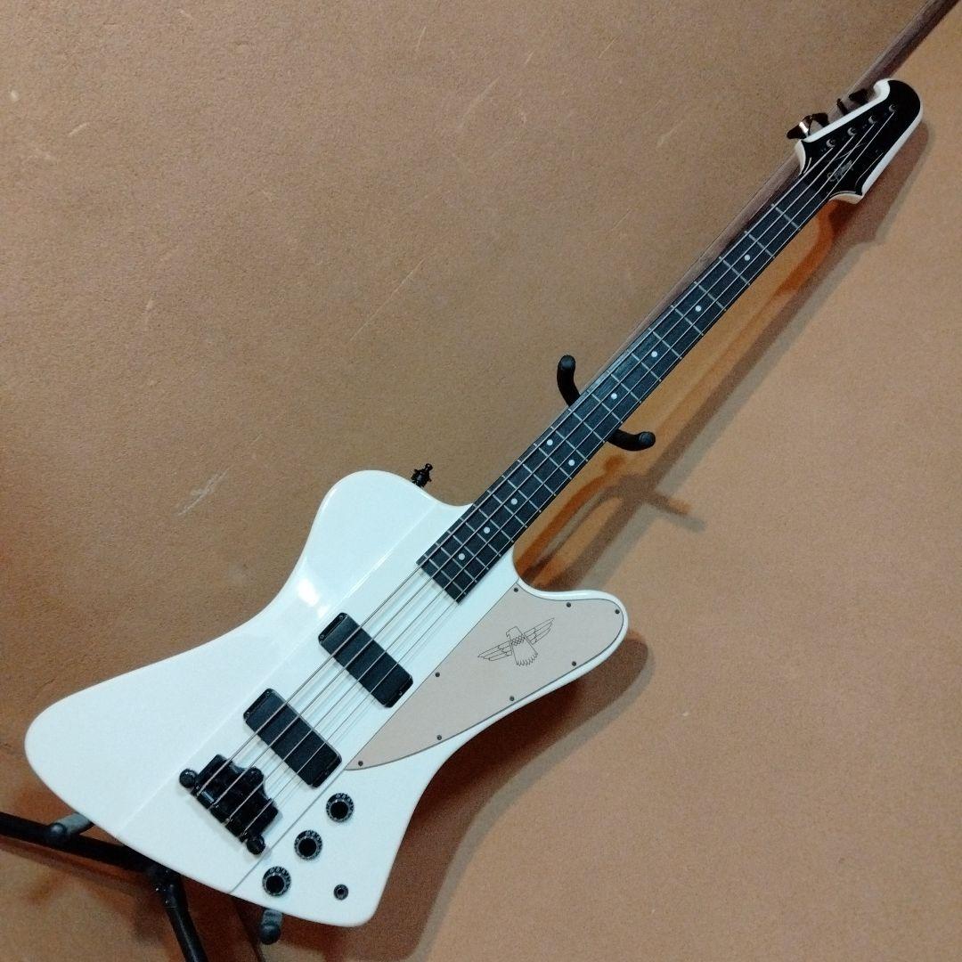 美品 Epiphone Thunderbird '05 ホワイト ブラックパーツ