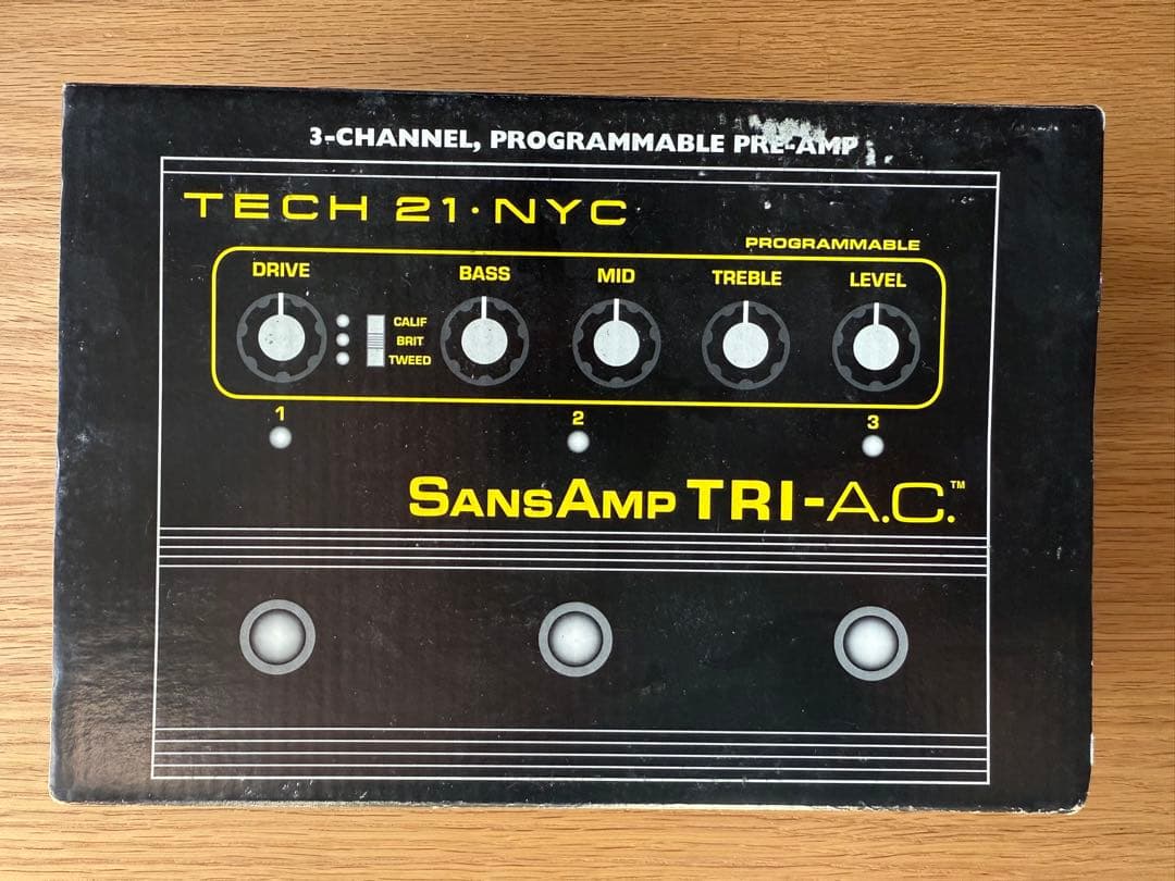TECH21 テック21 SANSAMP TRI-A.C. プリアンプ