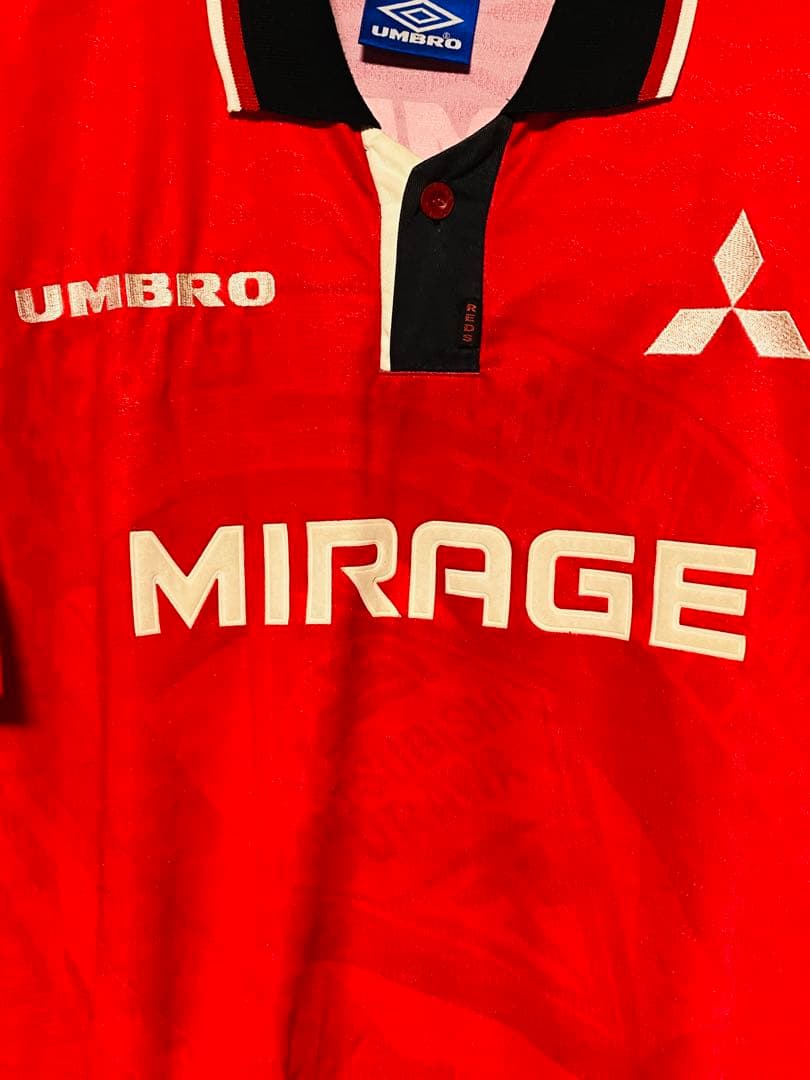 ぽ*ち様 1997浦和レッズユニフォーム　UMBRO　Lサイズ　半袖　古着