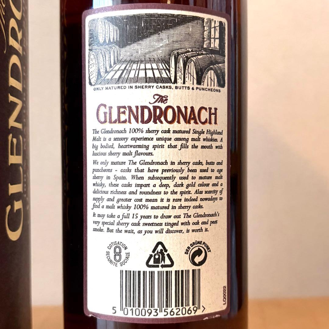 グレンドロナック 15年 40％ 1000ml GLENDRONACH 旧ラベル