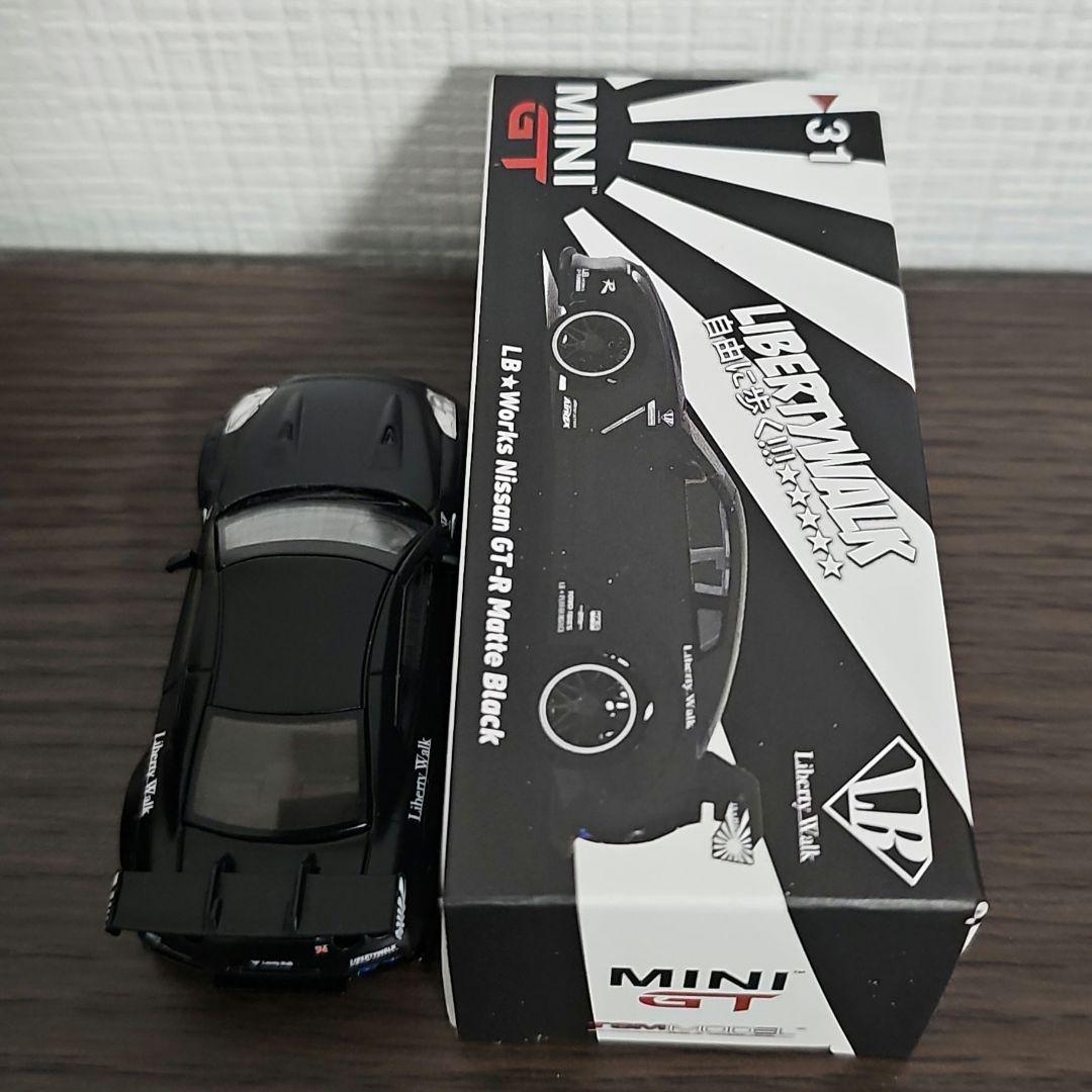 ミニカー MINIGT LIBERTYWALK GT-R Matte Black