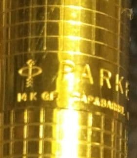 パーカー　PARKER 万年筆 ゴールド　未使用品 14K ペン先