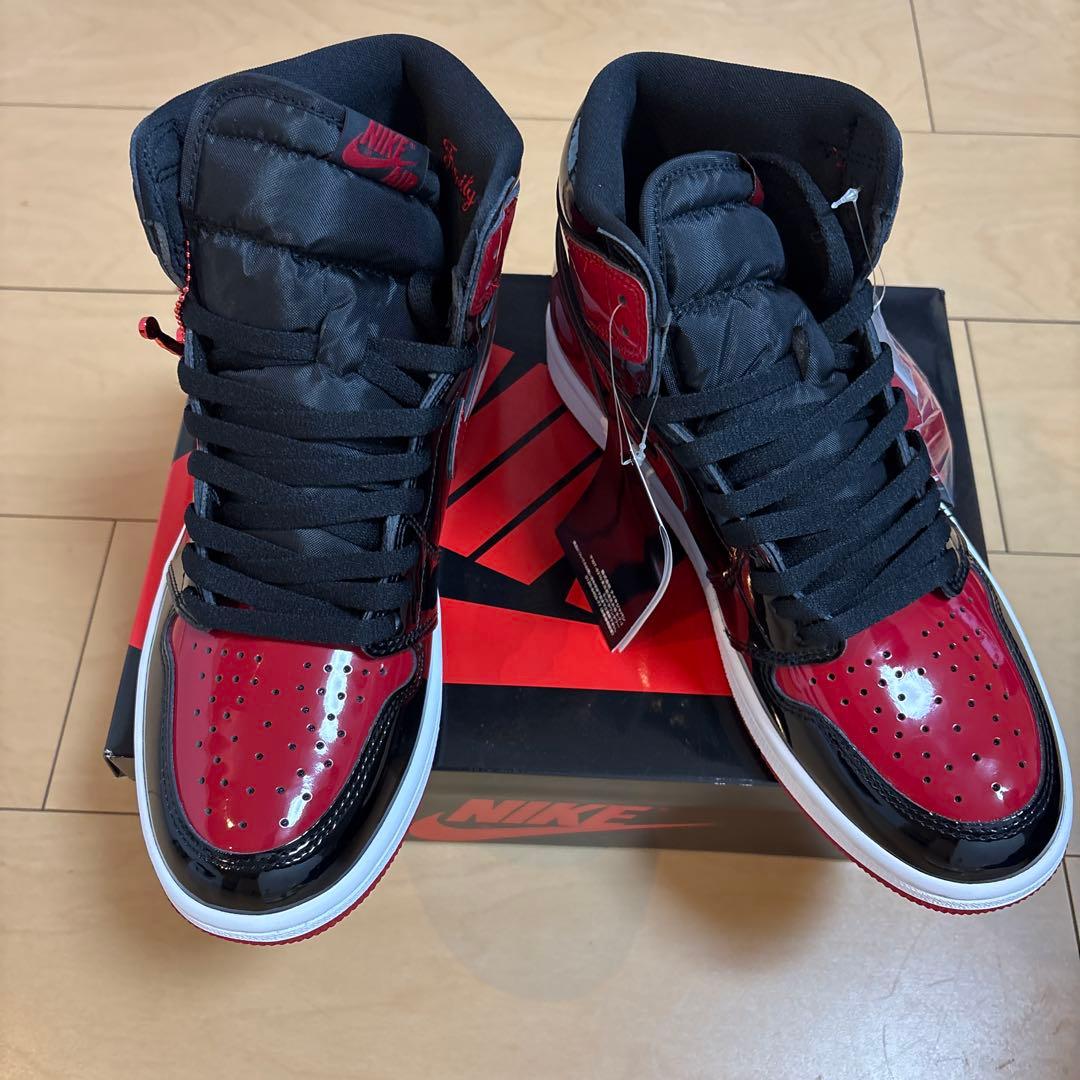 シューズ(男性用) Nike Air Jordan 1 High OG Patent Bred