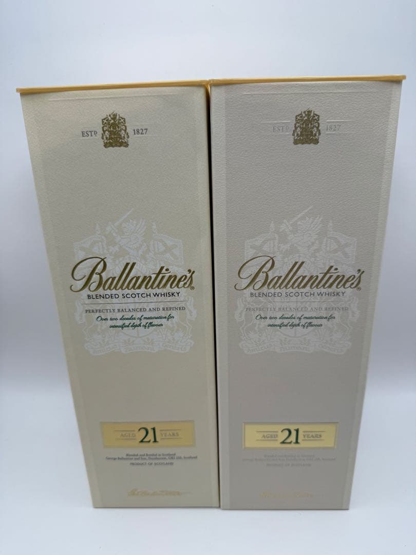 Ballantine's 21年 ブレンデッドスコッチウイスキー 2本セット