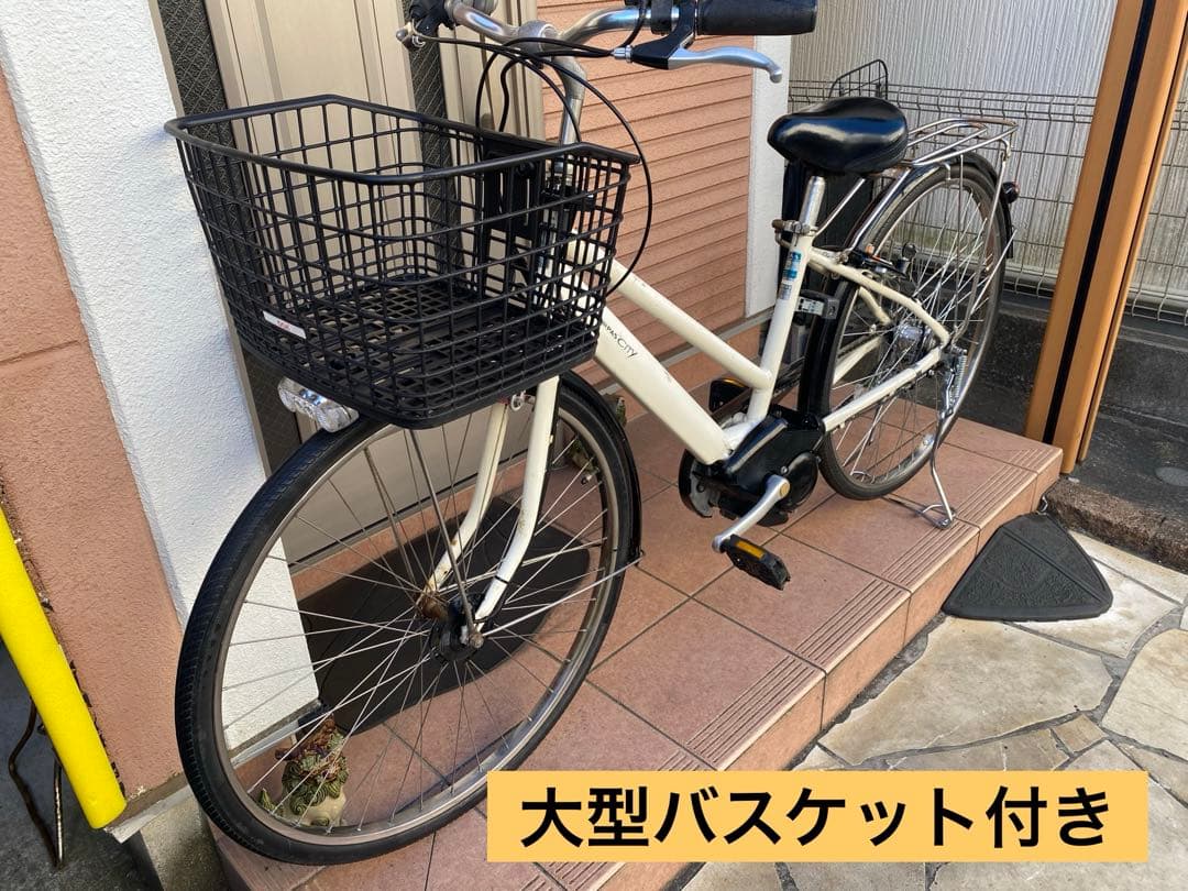 電動自転車　PAS CITY バッテリー、後輪廻り新品交換済み　指定地域無料配送