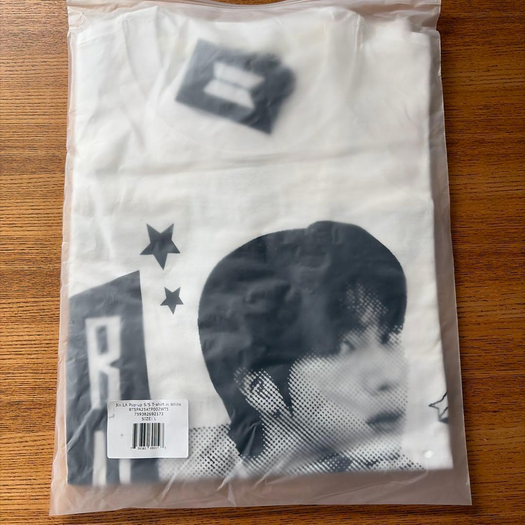 RUN SEOKJIN Tシャツ ホワイト　Lサイズ