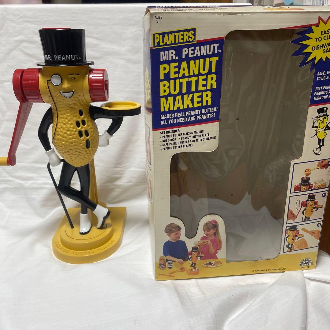 ミスターピーナッツ Mr.PEANUT バターメーカー 1996年製箱付 デッド