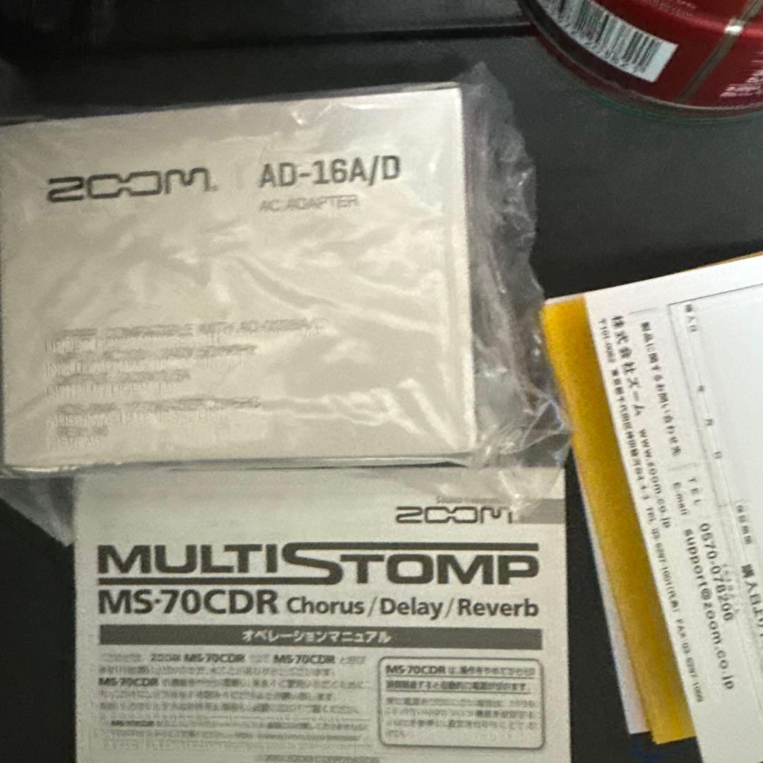 ZOOM MS-70CDR ギターエフェクター
