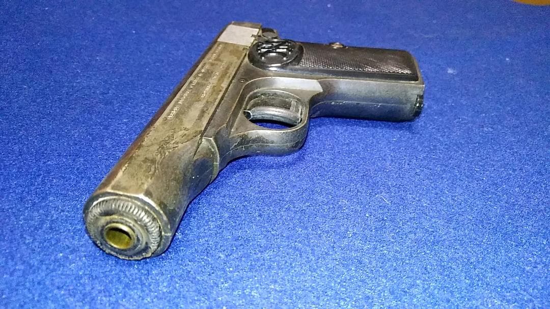 カスタム金属製風仕上げ　ブローニングM1910　レプリカ社製（マルシン）ガスガン