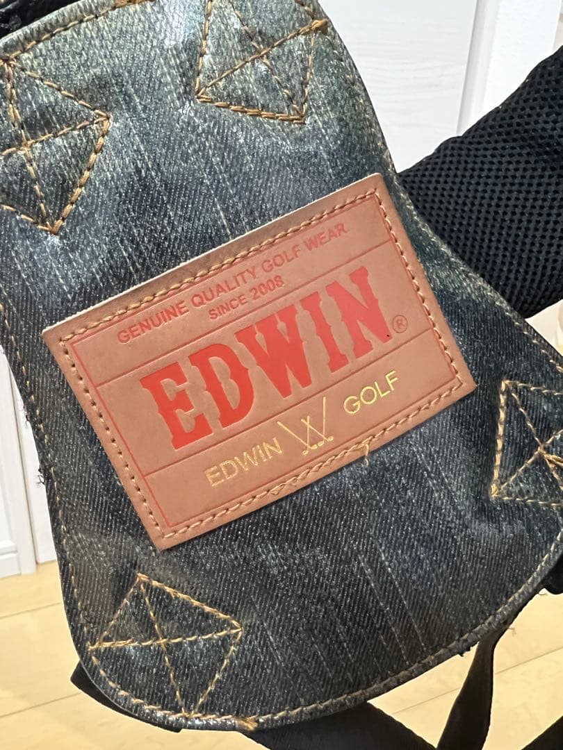 【超希少】エドウィン EDWIN ジーンズ風 キャディバッグ 7分割 リーバイス