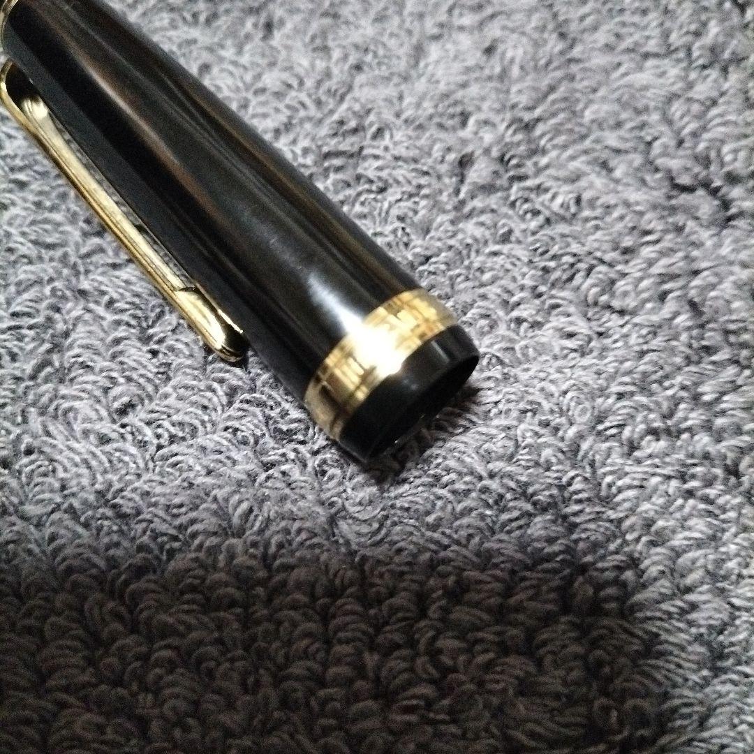 14K SAILOR 花柄装飾の黒い万年筆　値段相談可