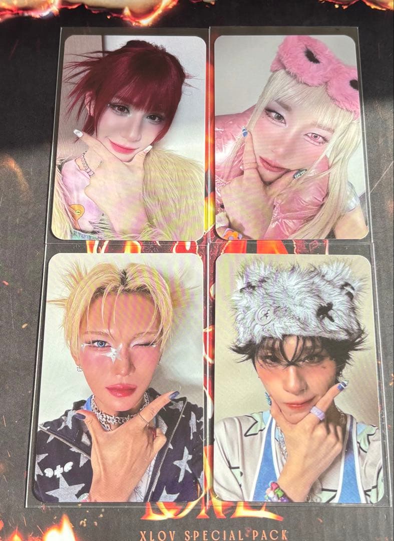 XLOV RISINGSTAR トレカ 4枚セット