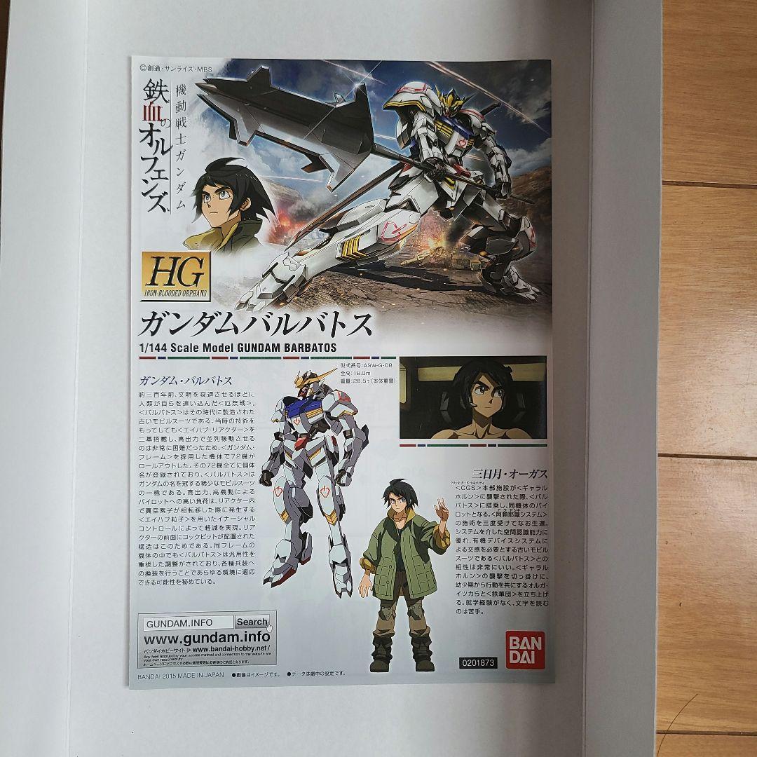 HG 1/144 ガンダムバルバトス ジュビロ磐田バージョン　未使用品