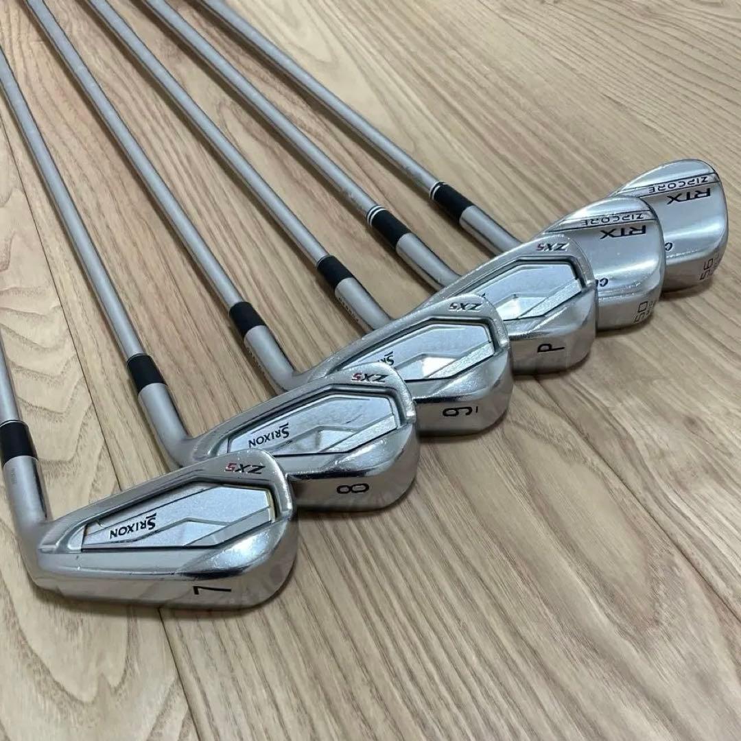 【早い者勝ち】SRIXON ZX5 アイアン 7〜56度 RTX ZipCore