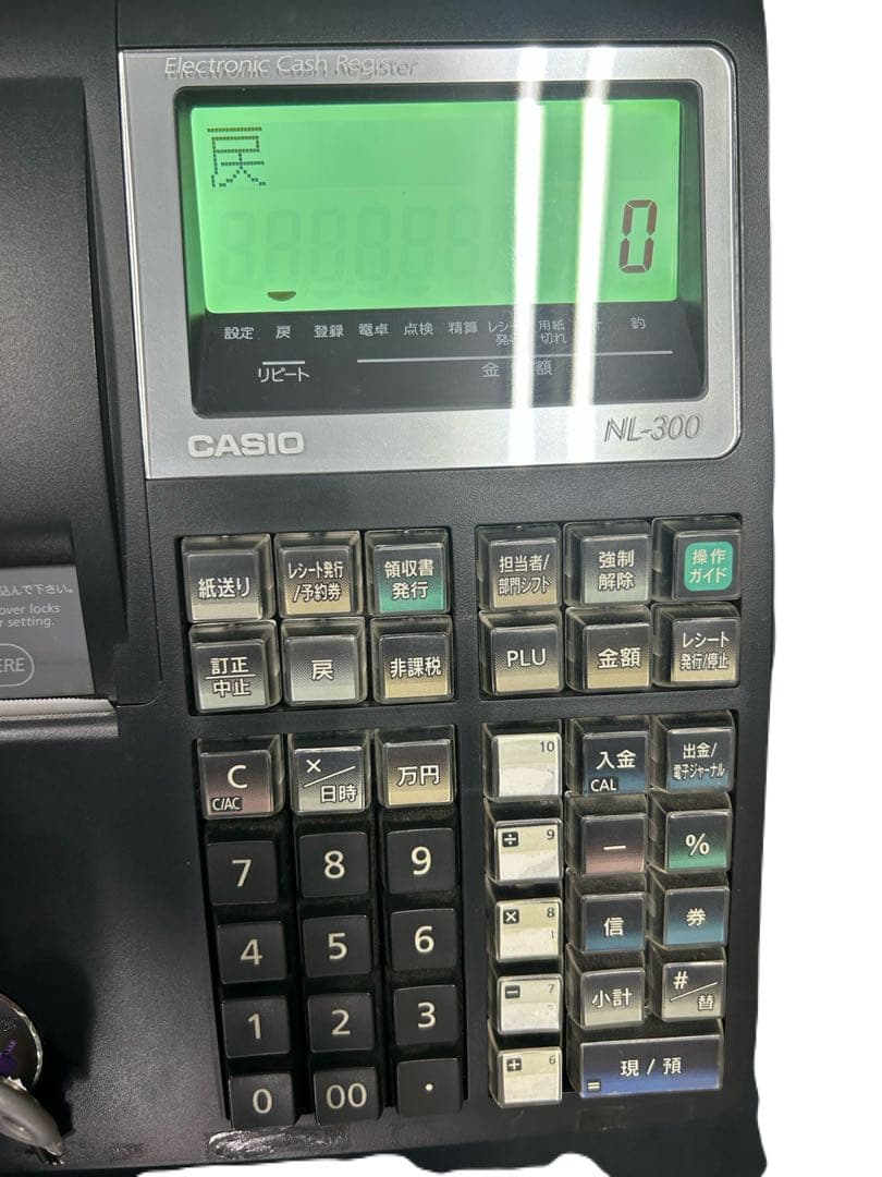 CASIO NL-300 電子レジスター　ブラック