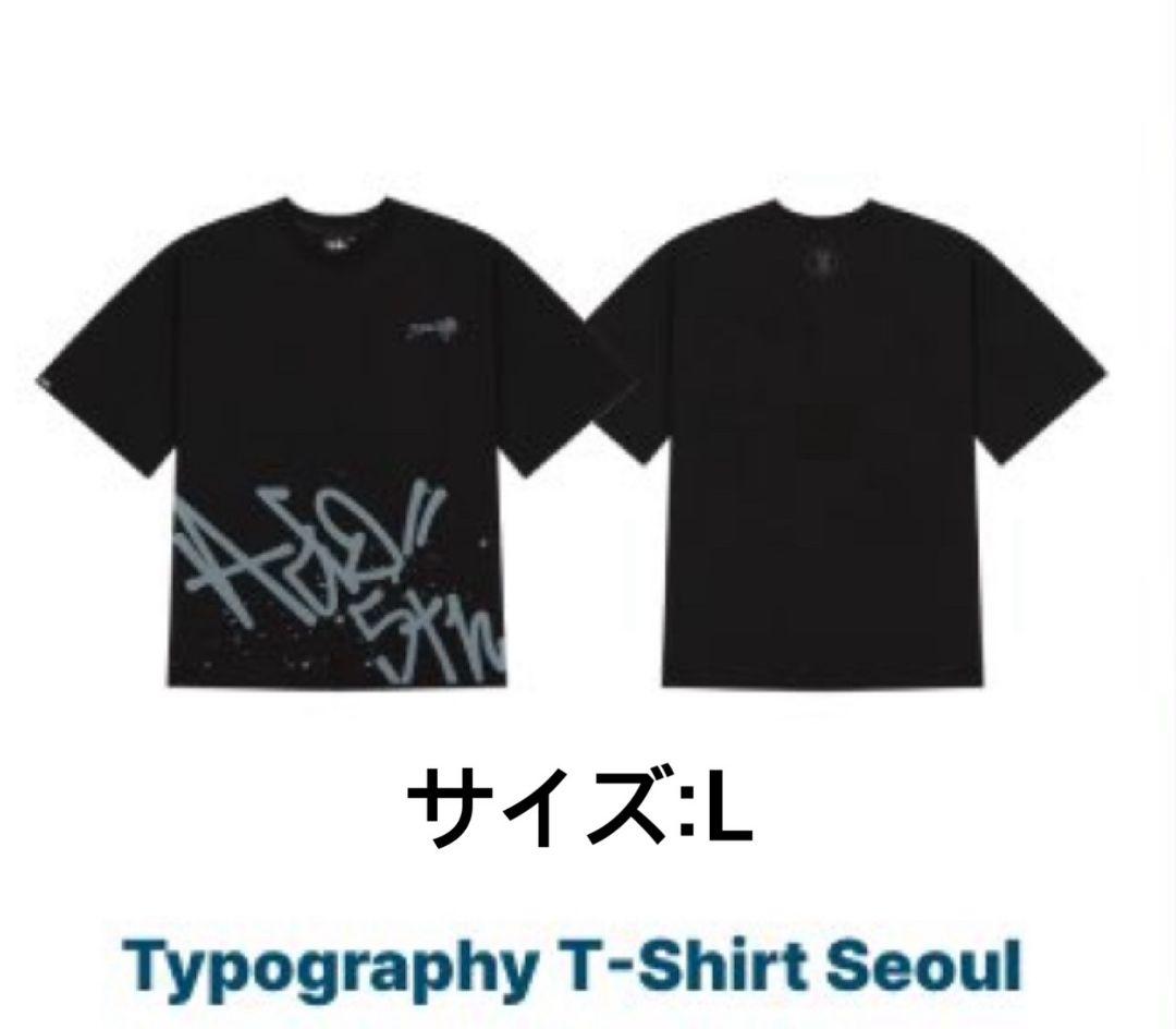 ADO ソウル popup限定Typography T-Shirt サイズ:L