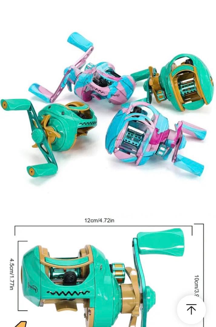 ベイトリール　右　ど派手　トップ