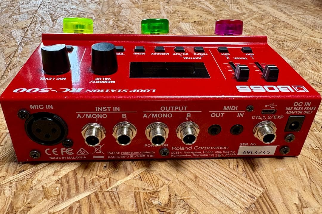 BOSS Loop Station RC-500 ルーパー + フットスイッチ