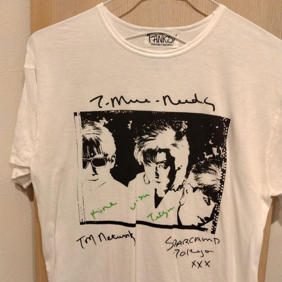 希少　TM NETWORK　当時物　Tシャツ　オフィシャル　FANKS