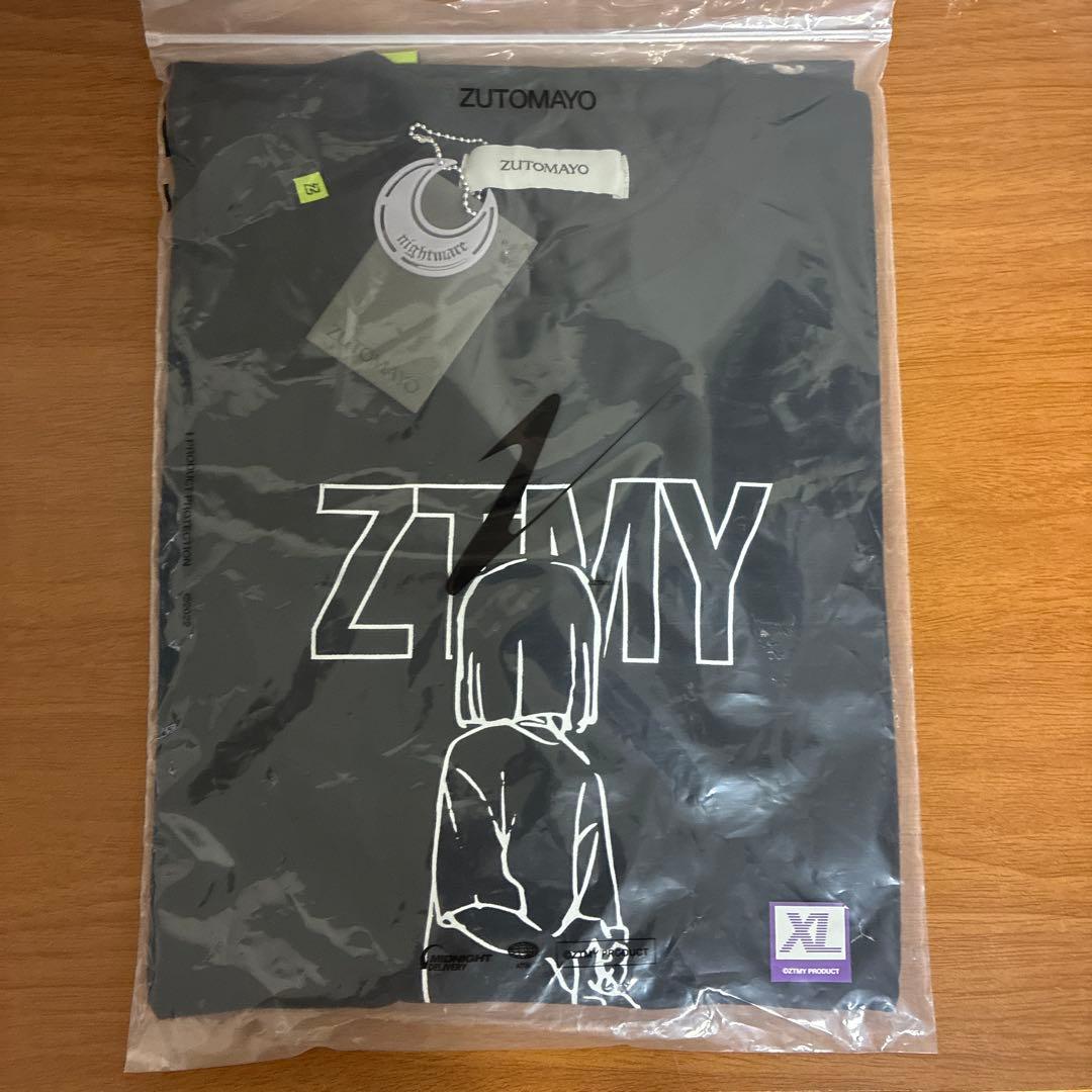 ずとまよ ZTMY NIRA Tee(Black) 黒ニラTee XL