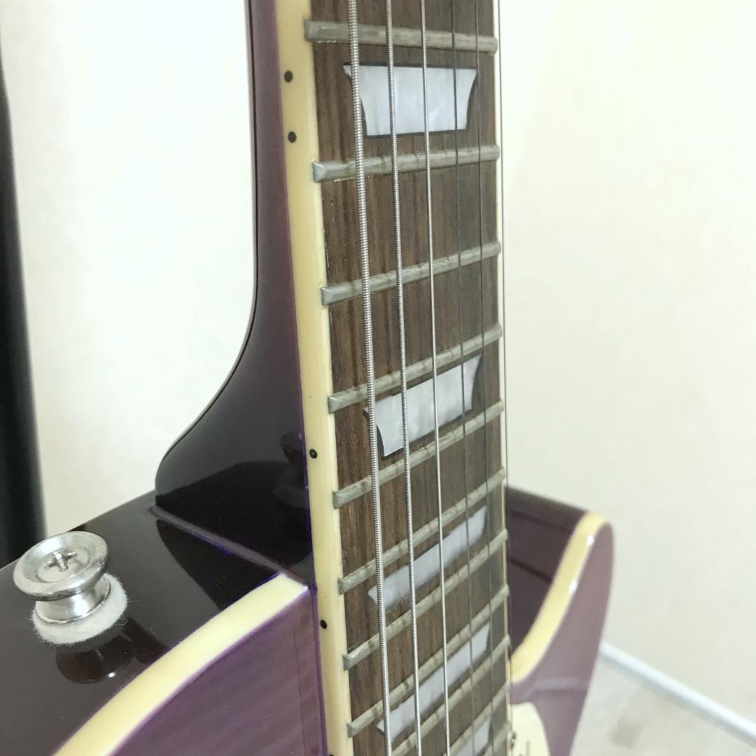 【美品】Epiphone レスポール STANDARD PRO エレキギター 紫