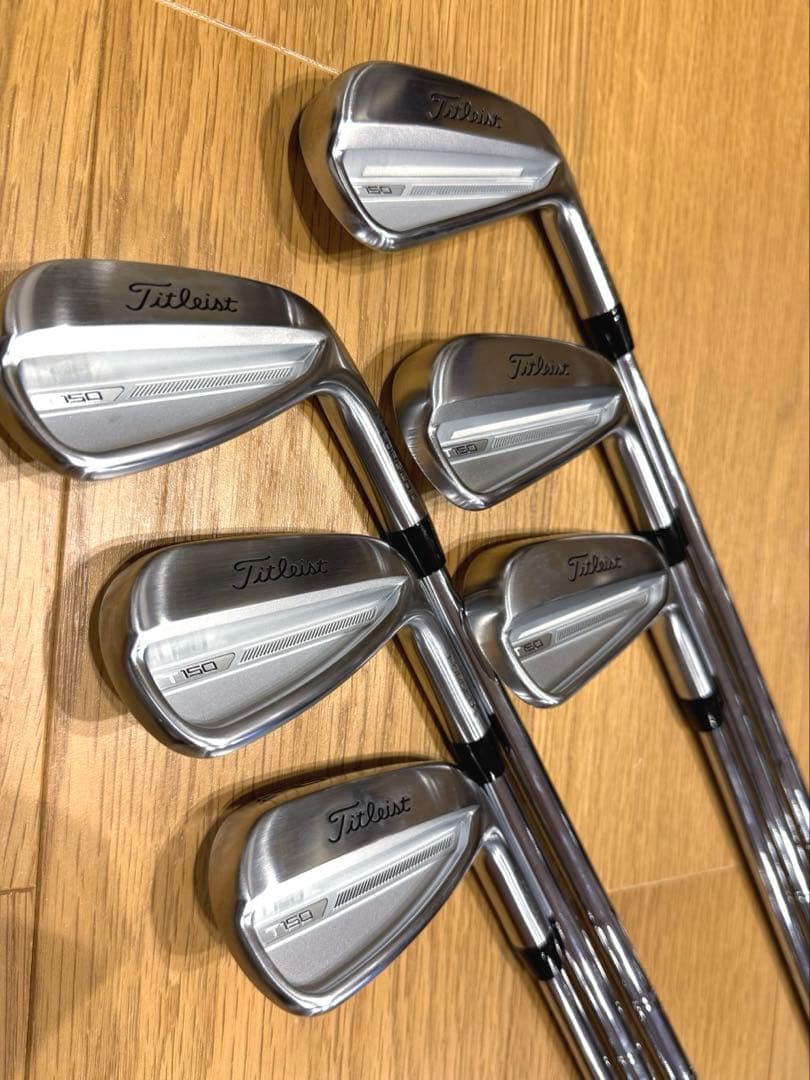 極美品 Titleist T150アイアン 5〜PW DG120