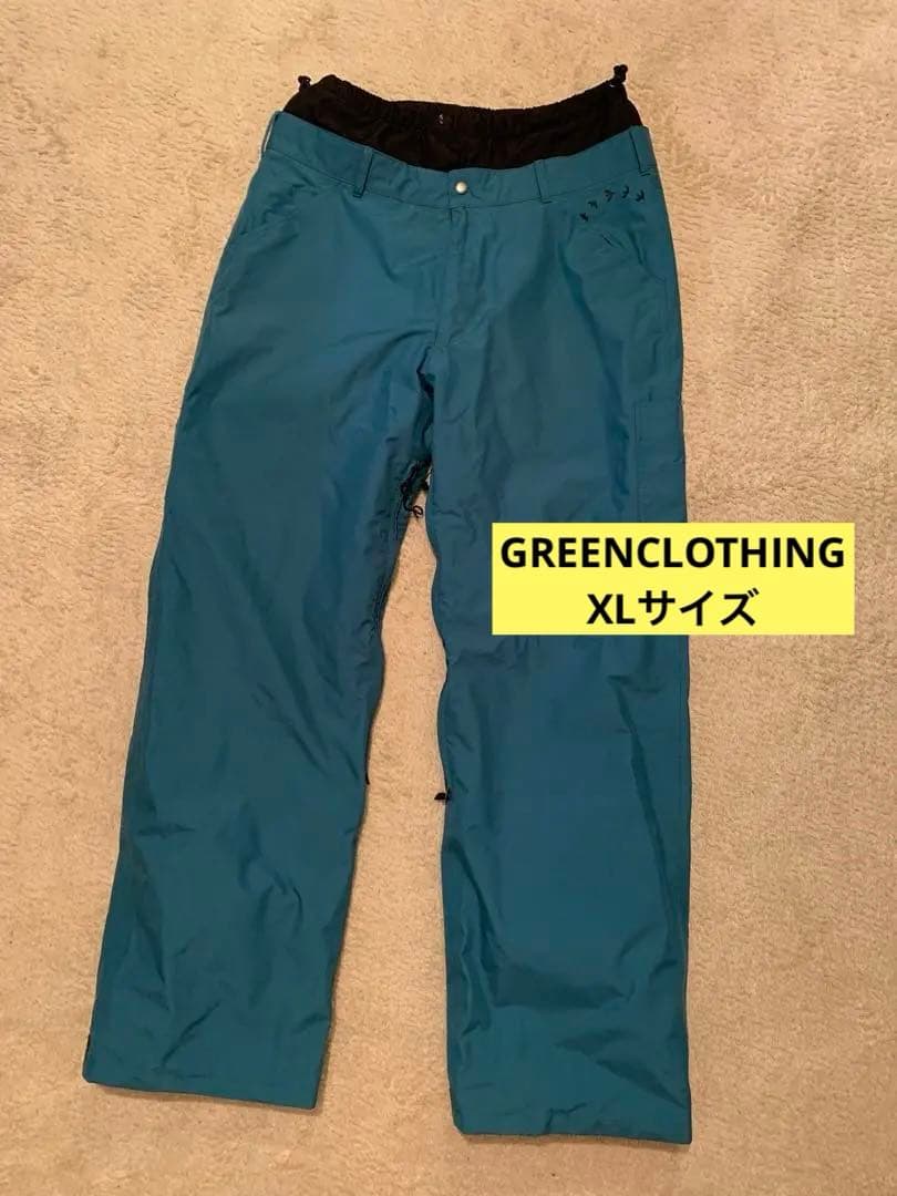 GREENCLOTHING グリーンクロージング スノーウェアパンツ XL