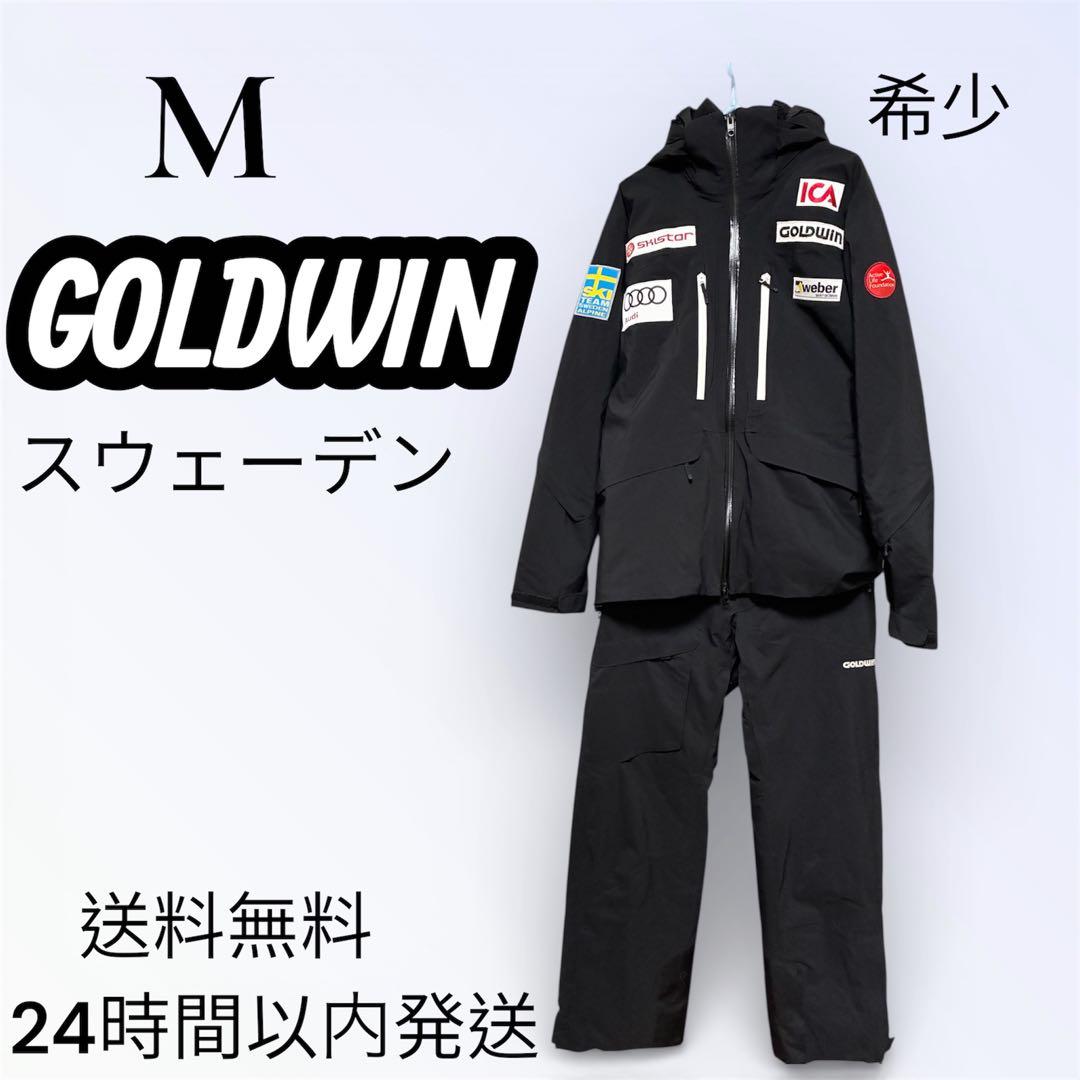 レア【GOLDWIN】M スキー、スノボ　スウェーデン ウェア セット AUDI