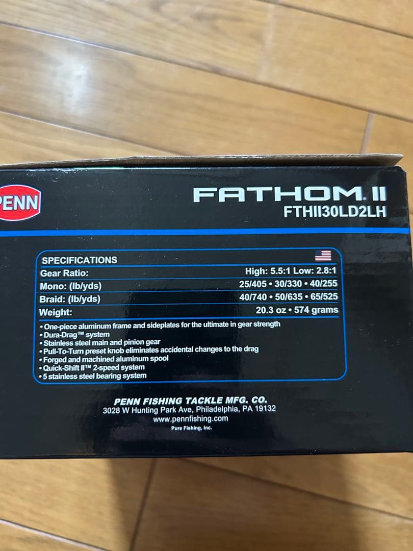 PENN ペンリール FATHOM II ファゾムⅡ FTHII30LD2LH