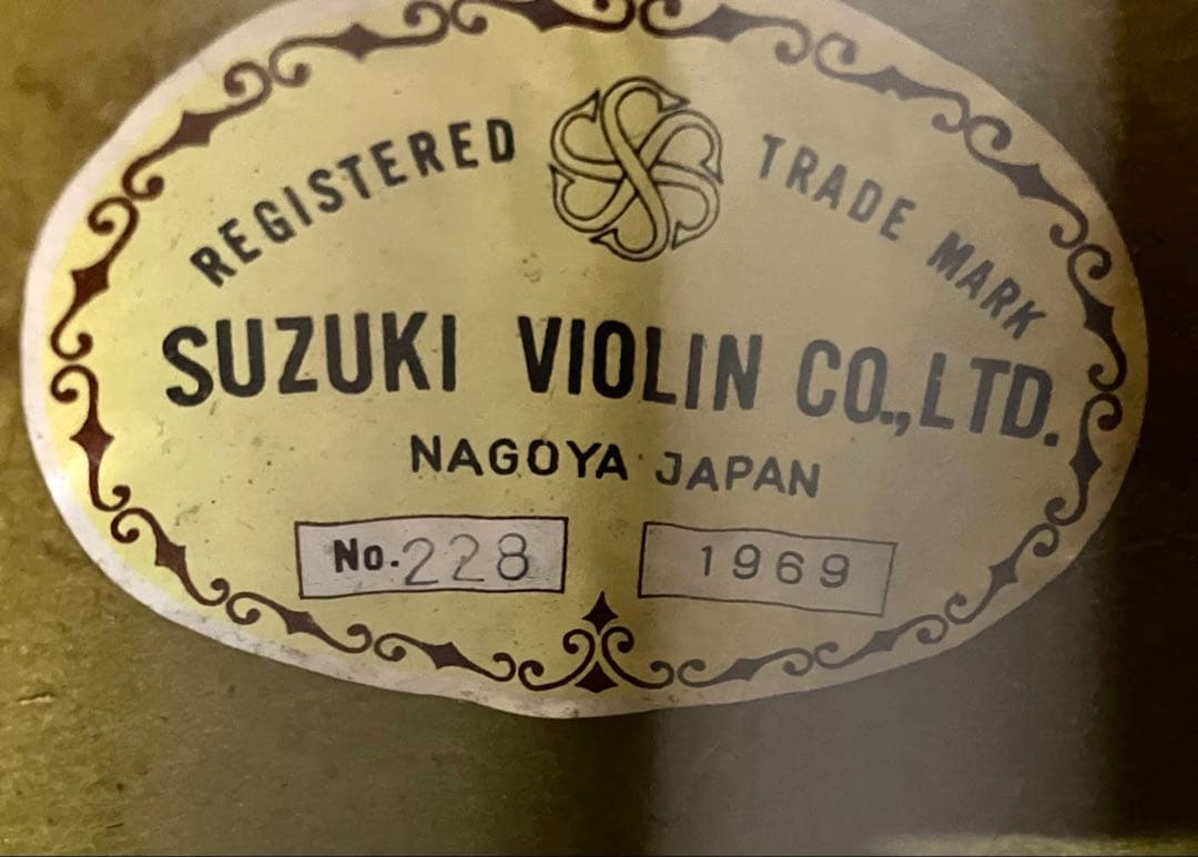 SUZUKI マンドリン No.228 1969年製 ピック／ハードケース付