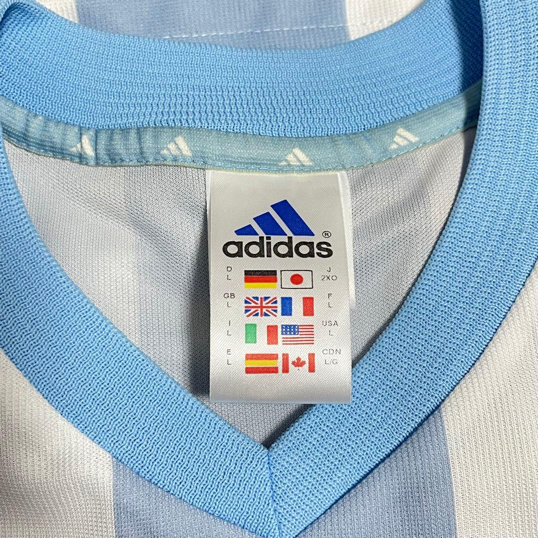 adidas アディダス アルゼンチン代表 02年日韓W杯 レプリカユニフォーム