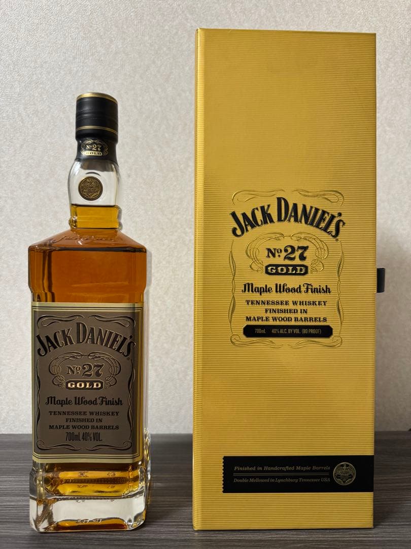 【終売品・新品】JACK DANIEL’S NO.27 GOLD 化粧箱付