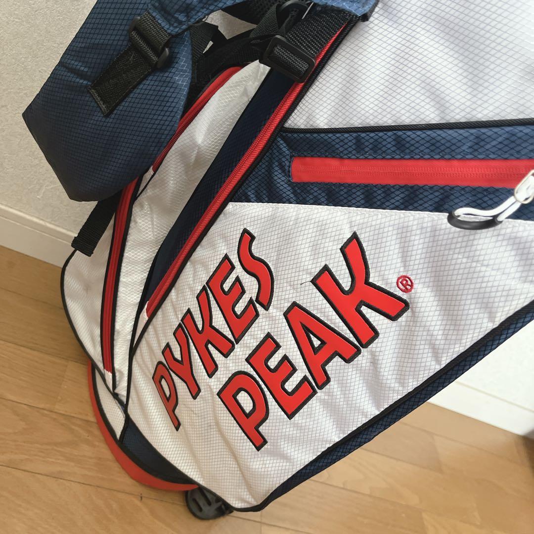 K104 美品 PYKES PEAK パイクスピーク スタンドキャディバッグ