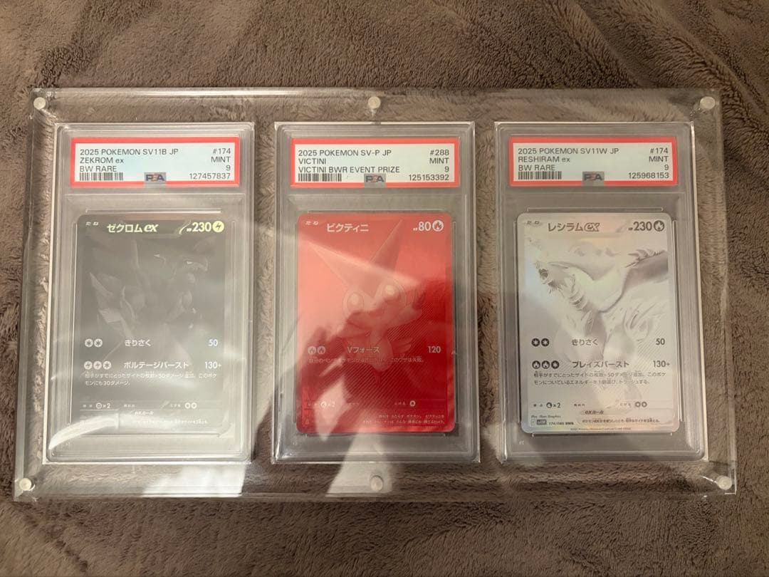 ゼクロムbwr psa9 レシラムbwr psa9 ビクティニ bwr psa9
