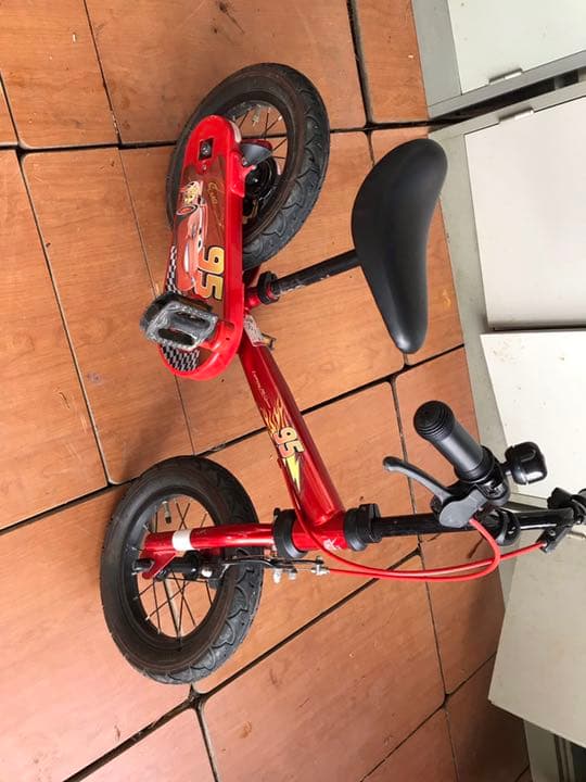 自転車本体 Kids Bike (Cars) Peddle and Balance
