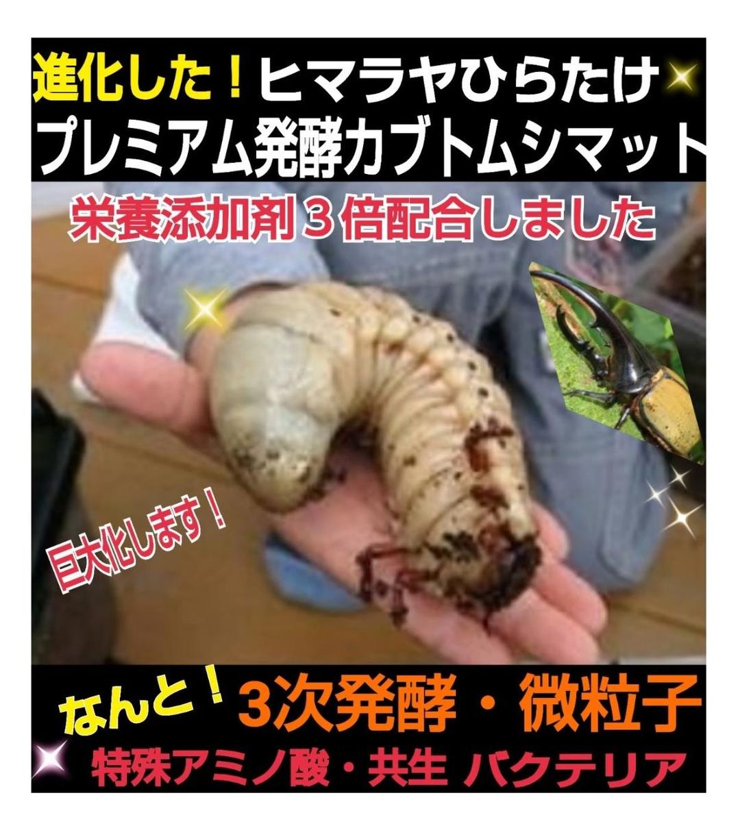 大好評！特選プレミアム3次発酵カブトムシマット【50L】特殊アミノ酸強化配合！