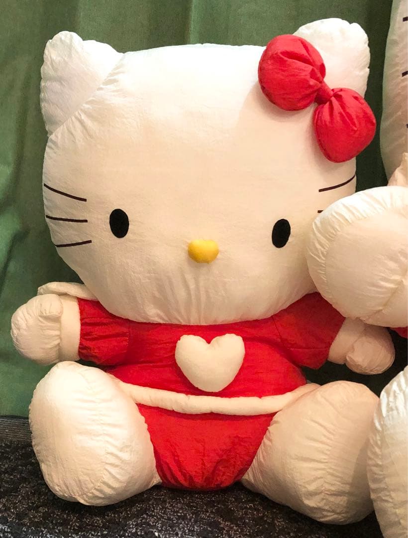 激レア サンリオ ハートパーク ハローキティ 特大ぬいぐるみ ナイロン