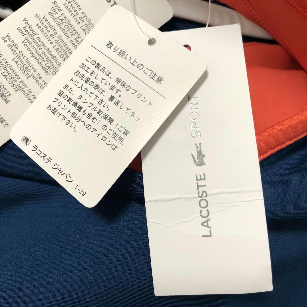 【新品】LACOSTE SPORT テニスドレス ワンピース ネイビー Sサイズ