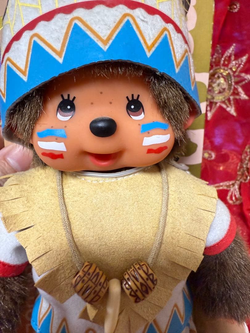 ‼️激レア‼️monchhichi インディアン風　モンチッチ！Indian
