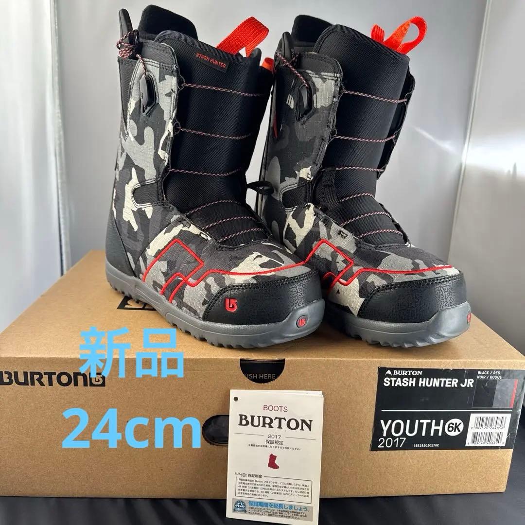 スノーボード Burton STASH HUNTER JR 24cm (YOUTH 6K)