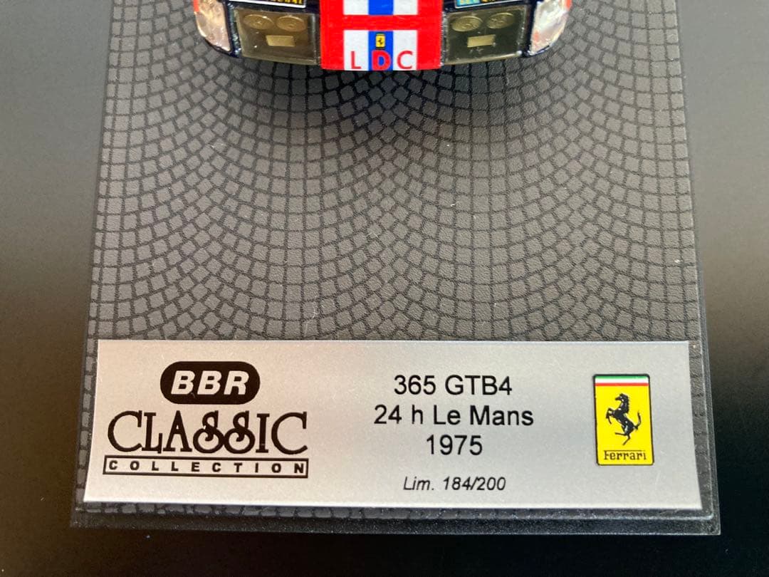 【激レア】BBR 1/43 Ferrari 365 GTB4 24hLeMans
