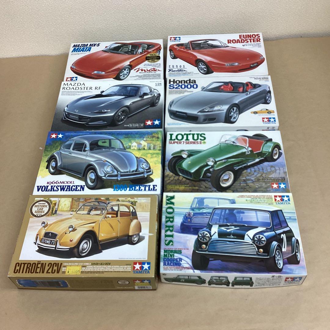 タミヤ 1/24スケール プラモ8点セット モーリス・ミニクーパーなど 未組立品