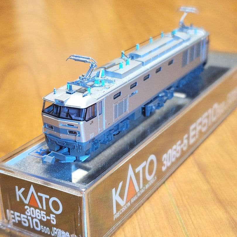 【未使用・美品】KATO EF510 500 JR貨物色(銀) 3065-5
