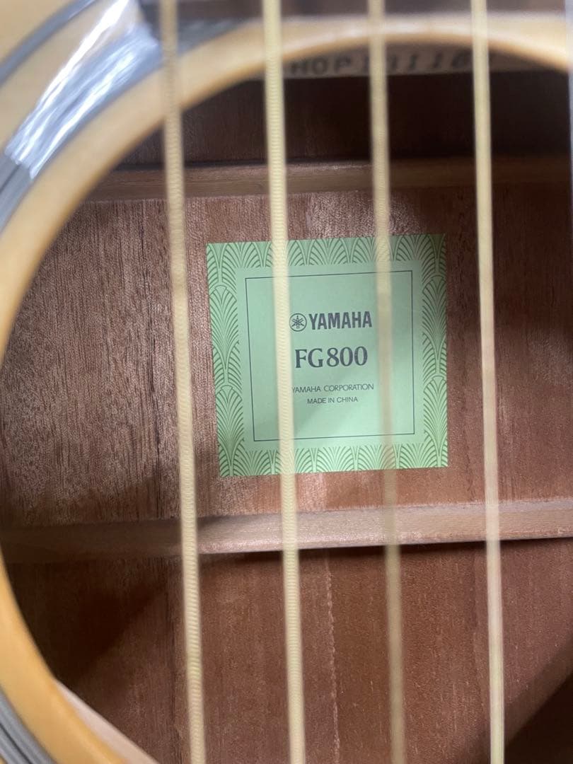 美品 YAMAHA ヤマハ アコースティックギター FG800 ストラップ付き♪